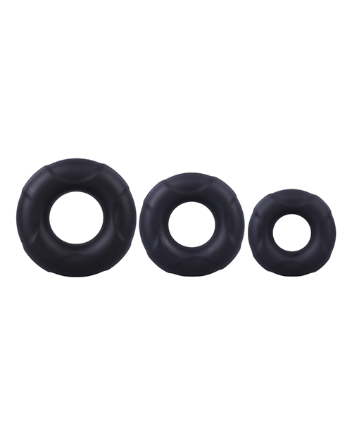 In A Bag C-Ring Set - Black - Pleasure Zone